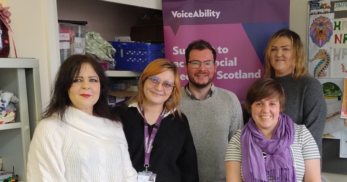 VoiceAbility | MP Kirsty Blackman sees our work at the Tillydrone…